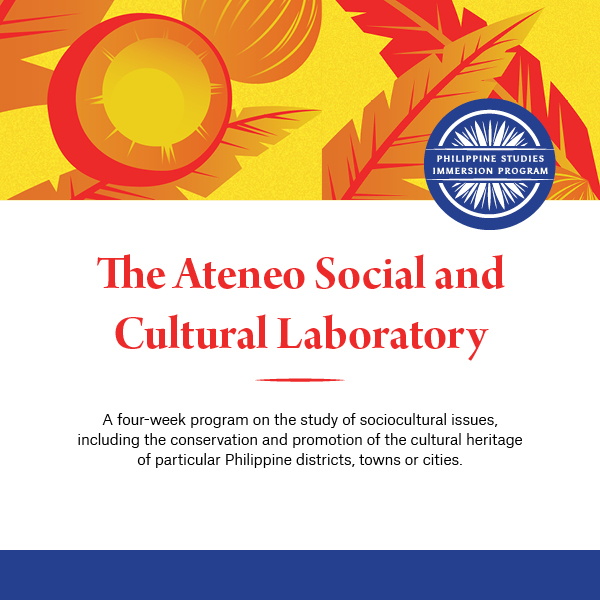 Philippine Studies Immersion Program | Ateneo Global